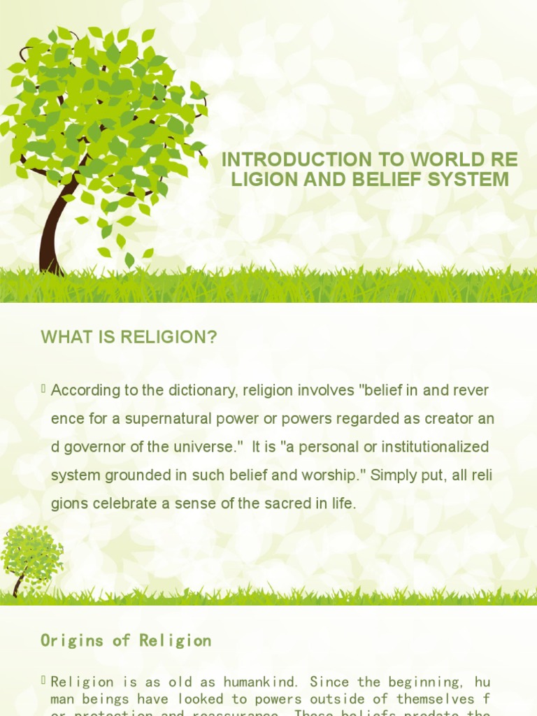 Introduction to World Religions | PDF | Monotheism | God