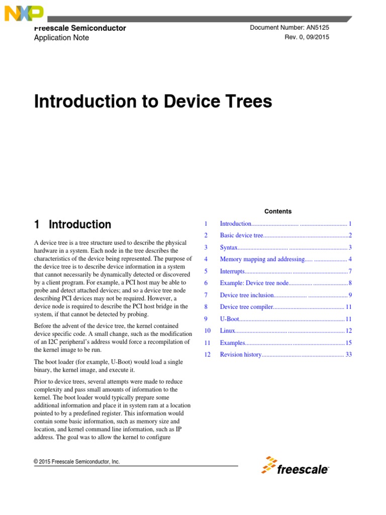 Introduction To Device Trees PDF | PDF | Central Processing Unit | Booting