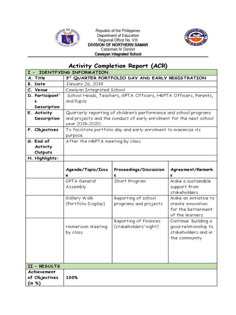 Sample Acr | PDF | Learning | Behavior Modification