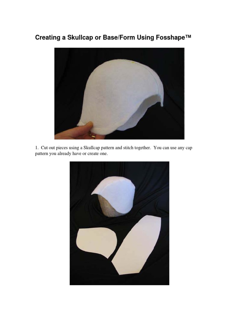 Tutorial Fossshape Skullcap or Base | PDF