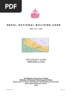 Nepal Building Code NBC 109:1994 | PDF | Masonry | Mortar (Masonry)