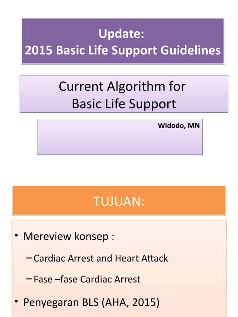 Basic Life Support 2015 | PDF | Cardiopulmonary Resuscitation | Cardiac ...