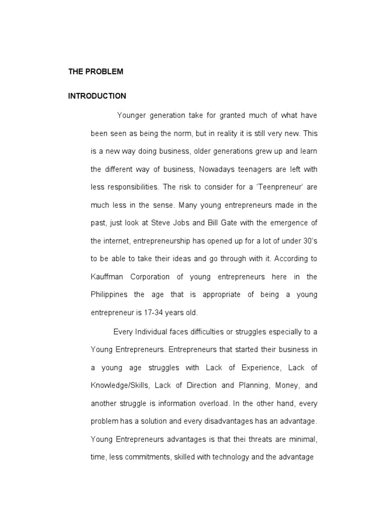 Practical Research 2 Chapter 1-5 | PDF | Entrepreneurship | Survey ...