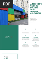 Shipping Container Plan and Section Details | PDF