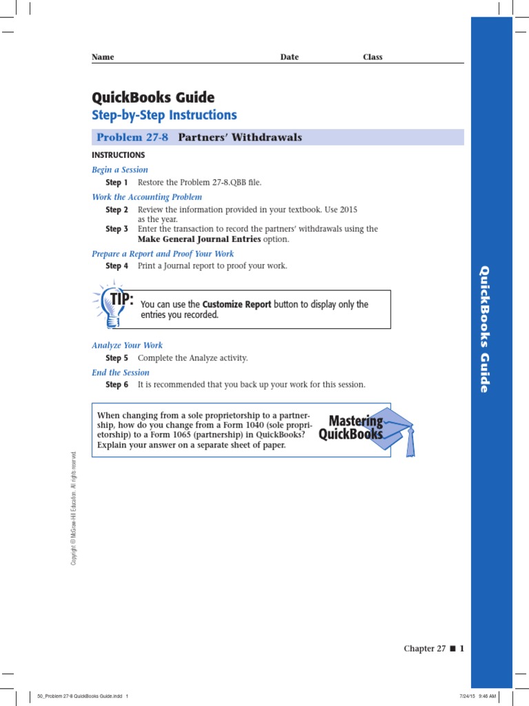 Quickbooks Guide: Step-By-Step Instructions | PDF | Intellectual Works ...