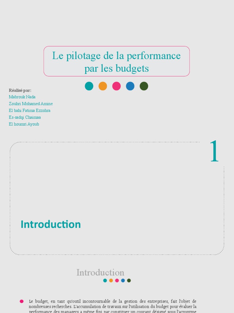 CC de Mme Karim | PDF | Budget | Planification