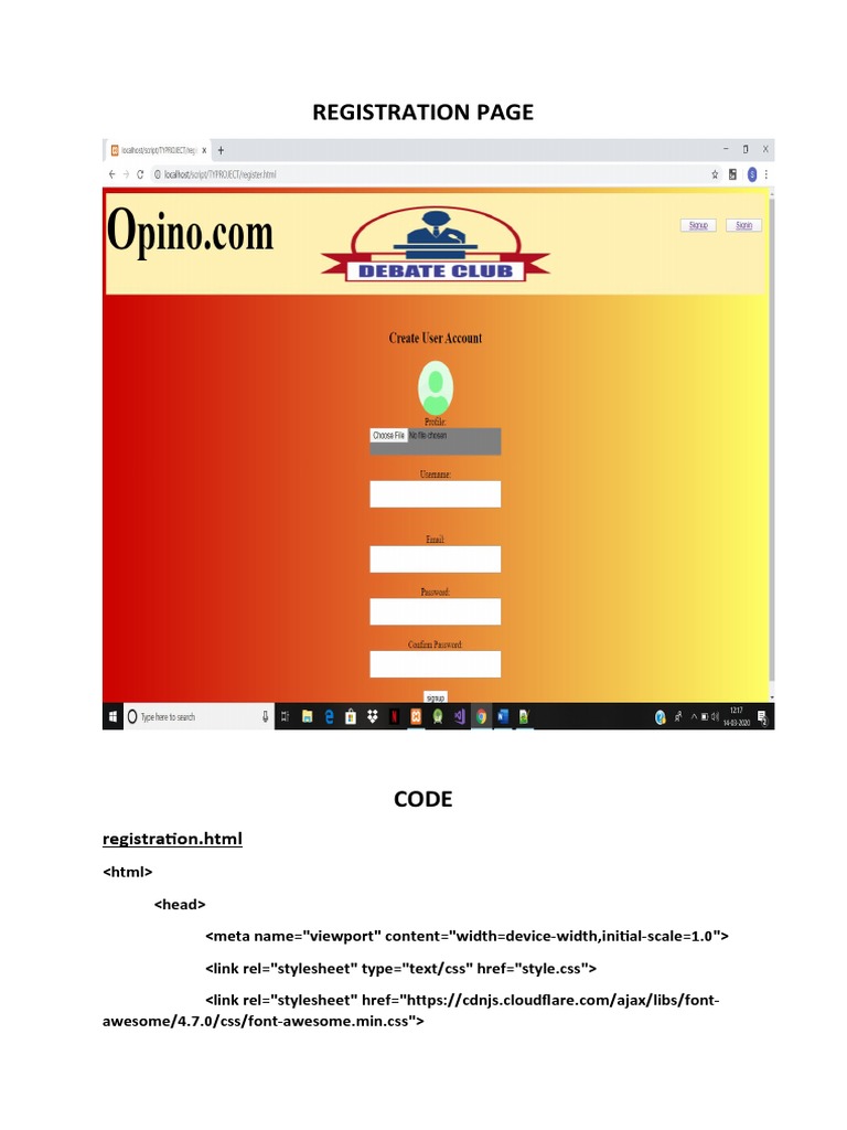 Implementation | PDF | Password | User (Computing)