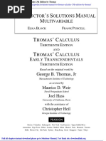 Complete Bundle Thomas Calculus 13th Edition Thomas | PDF | Integral | Function (Mathematics)