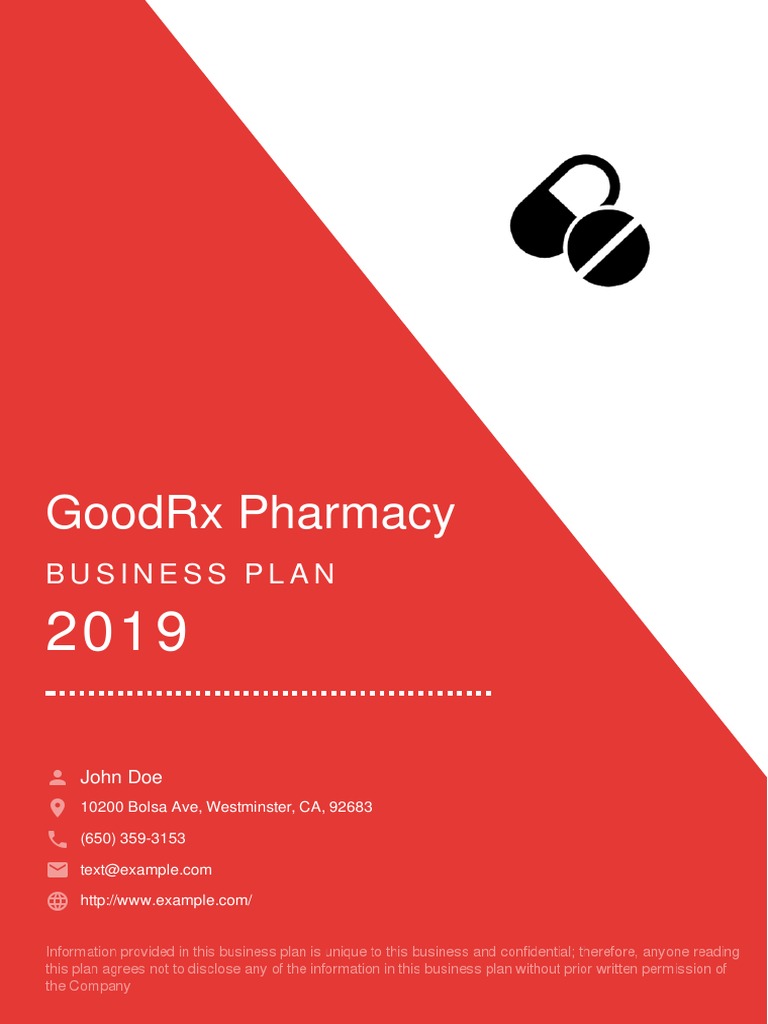 GoodRx Pharmacy 2019 Business Plan | PDF | Expense | Pharmacy