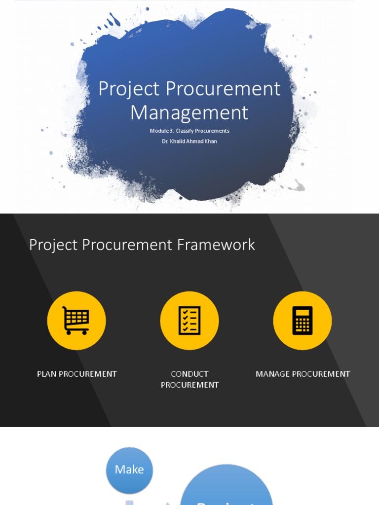 Module 3 - Classify Procurements | PDF | Procurement | Specification ...