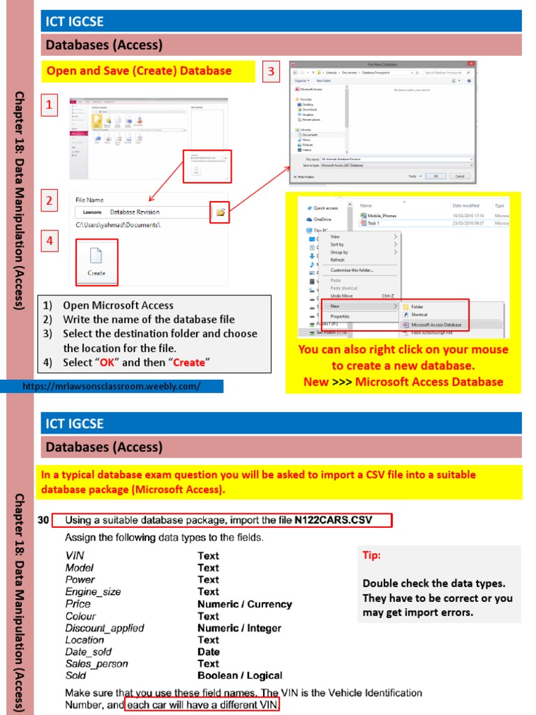 Access Database Tips and Tricks | PDF | Databases | Relational Database