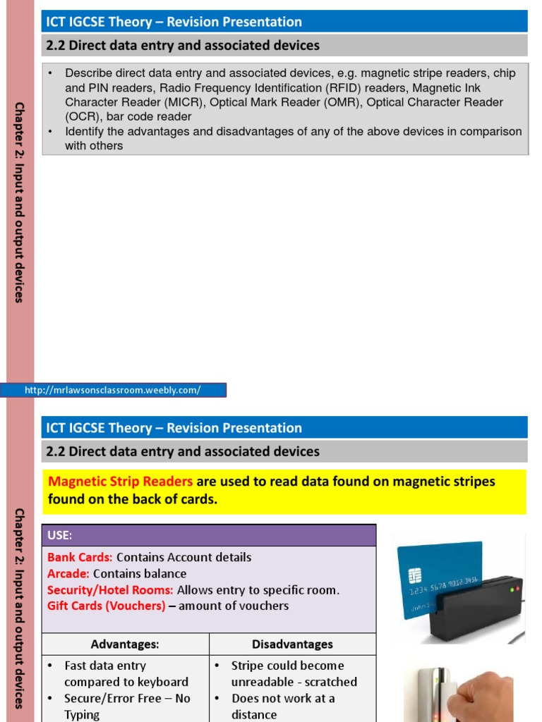 2.2 Direct Data Entry and Associated Devices | PDF | Radio Frequency ...
