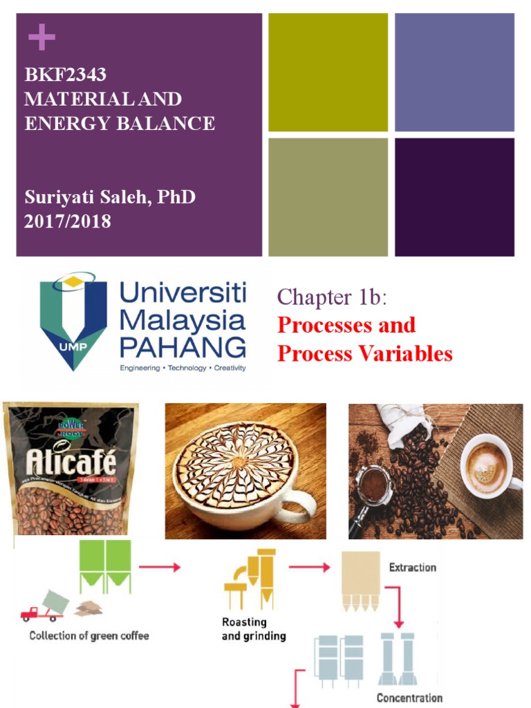 Material and Energy Balance Processes: An Analysis of Process Variables ...