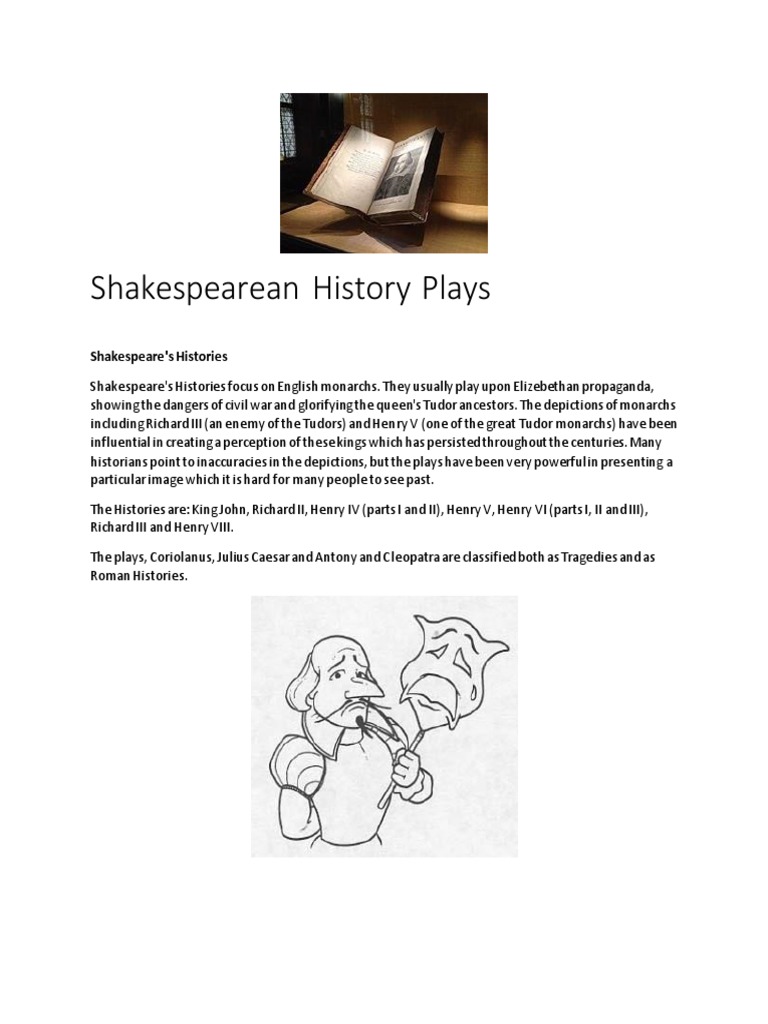 Shakespeare's Historical Plays Overview | PDF | Shakespearean History ...
