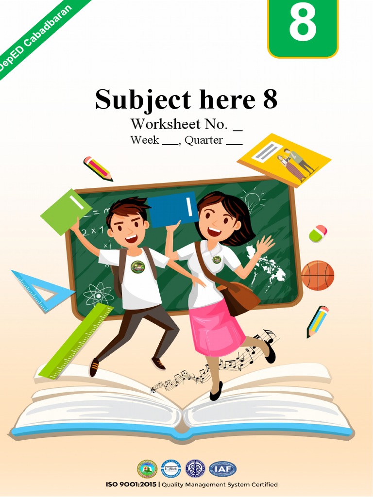 Worksheet Cover Template 8 | PDF | Computers | Technology & Engineering
