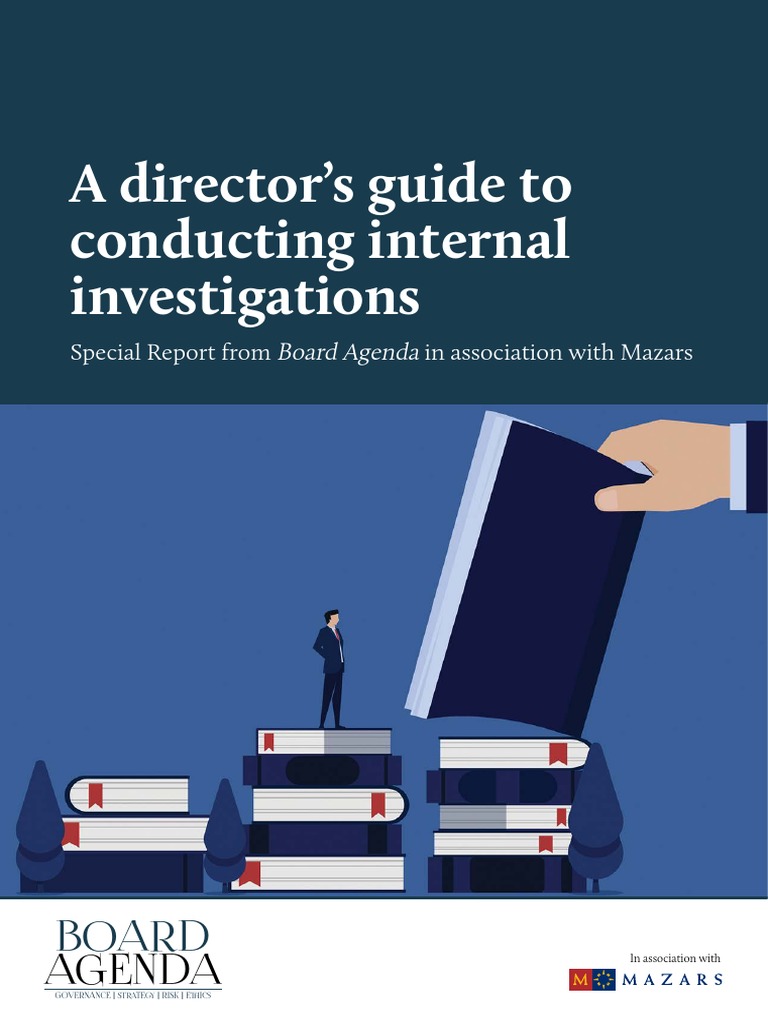 A Directors Guide To Conducting Internal Investigations | PDF | Bribery ...