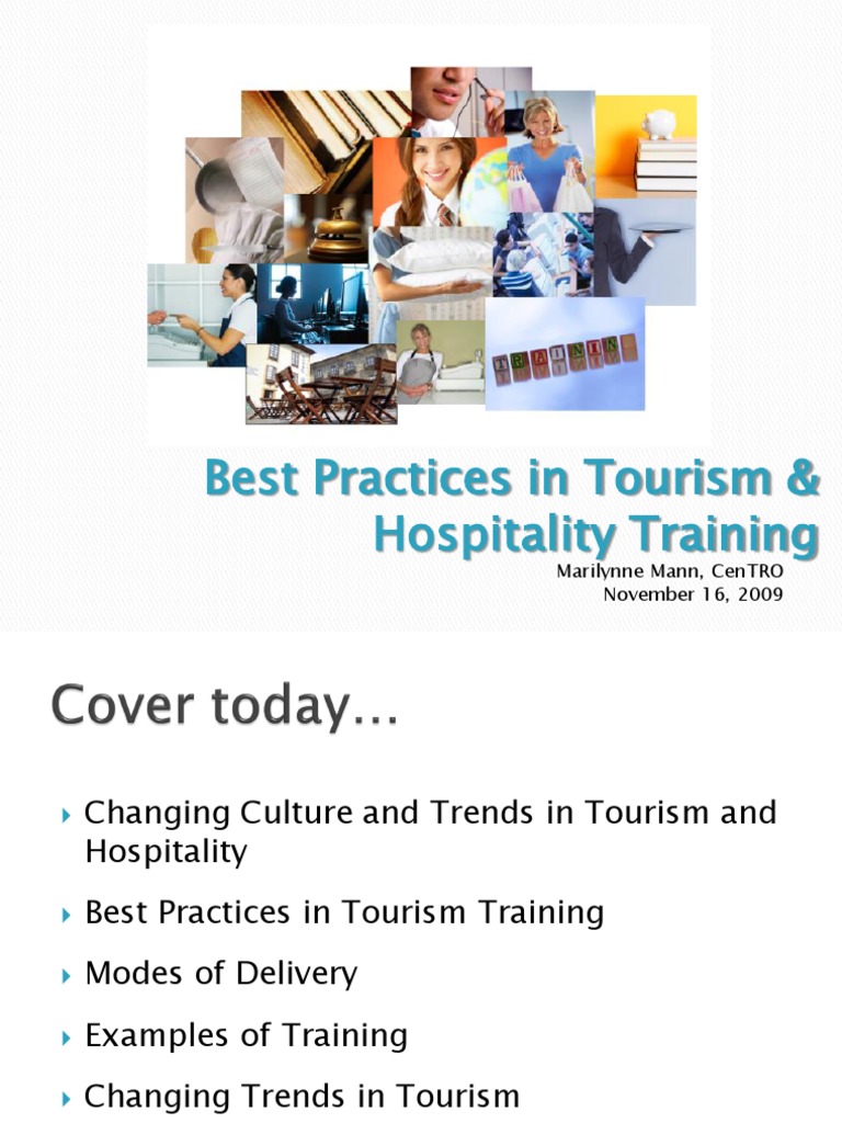 Best Practices in Tourism Hospitality Training2 | PDF | Employee ...