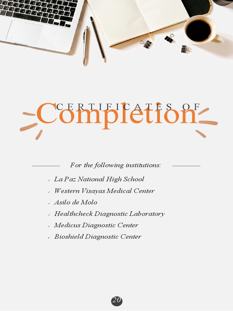 Certificates for Medical Institutions | PDF