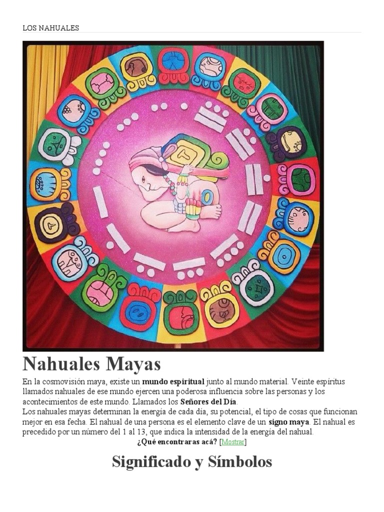 Significado y Tipos de Nahuales Mayas | PDF