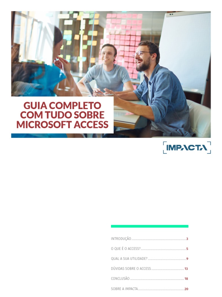 Guia Completo Com Tudo Sobre Microsoft Access | PDF | Microsoft Access ...