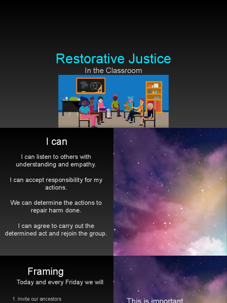 Restorative Justice Practices in Classrooms | PDF | Self-Improvement