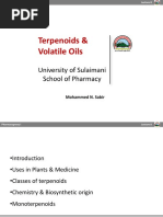 Terpenes and Terpenoids | PDF | Natural Products | Organic Compounds