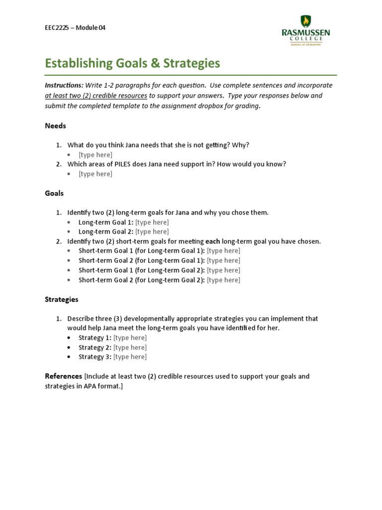 Module04 Course Project Template | PDF | Career & Growth