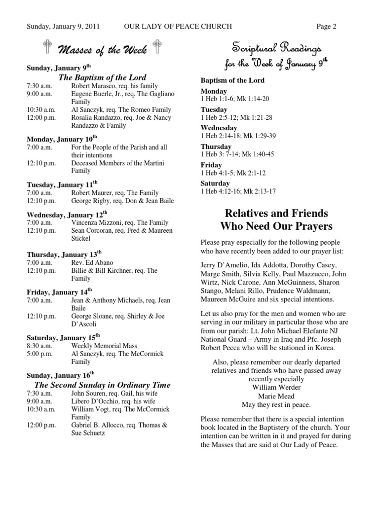 Scriptural Readings Scriptural Readings Scriptural Readings Scriptural ...