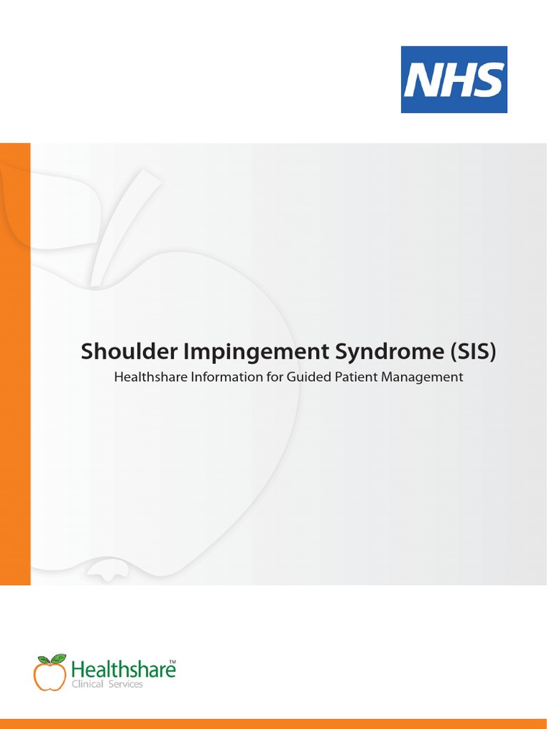 Shoulder Impingement Syndrome | PDF | Shoulder | Anatomical Terms Of Motion