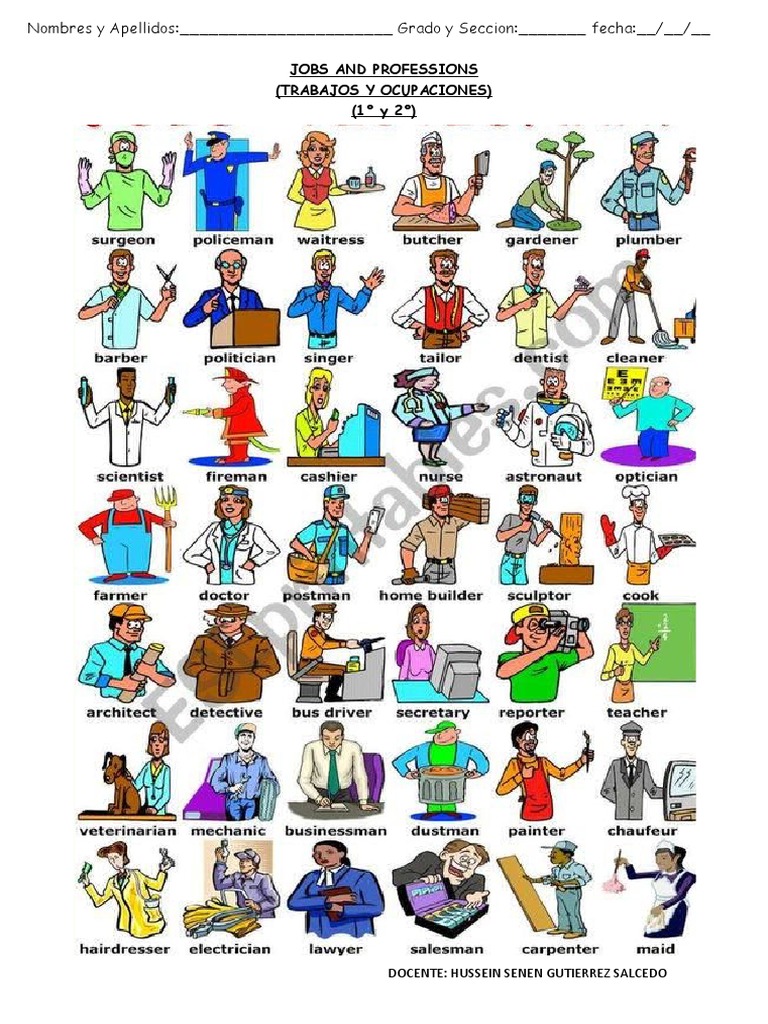 Careers in English and Spanish: A Bilingual Document Providing ...