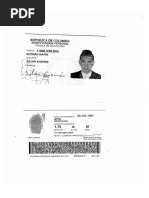 Cedula Alexander | PDF