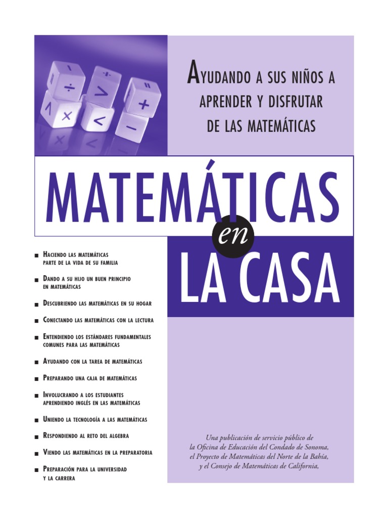 Math at Home Spanish | PDF