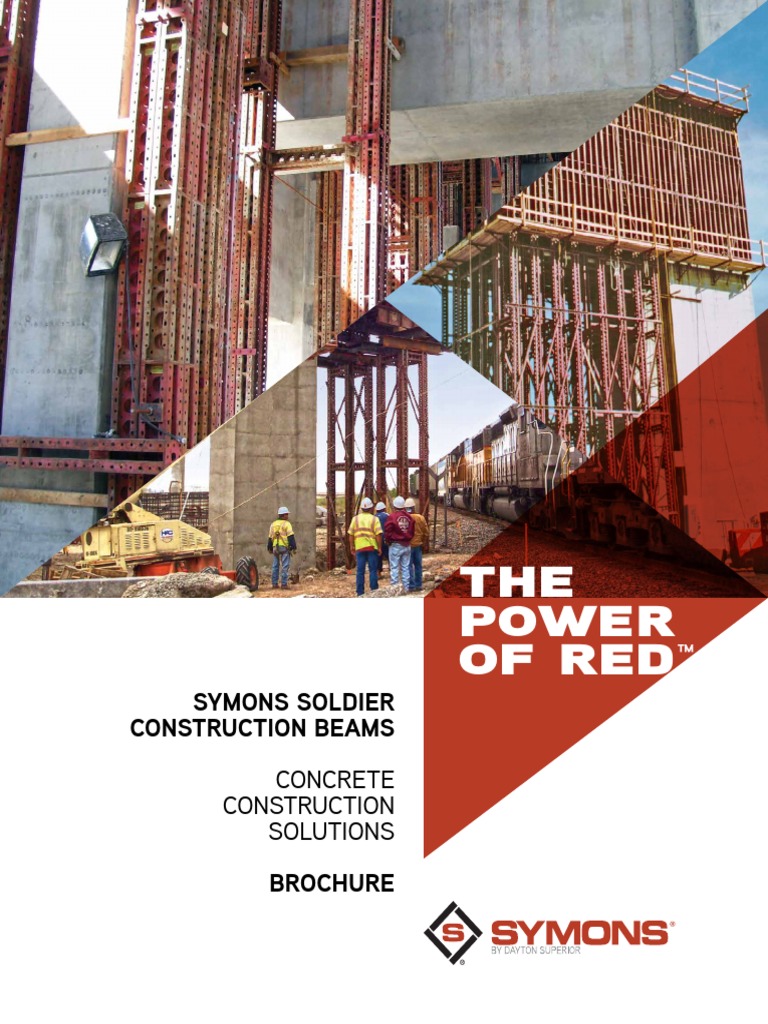 THE Power of Red: Symons Soldier Construction Beams | PDF | Truss | Screw