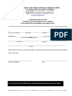 Letter of Authorization For Utility | PDF