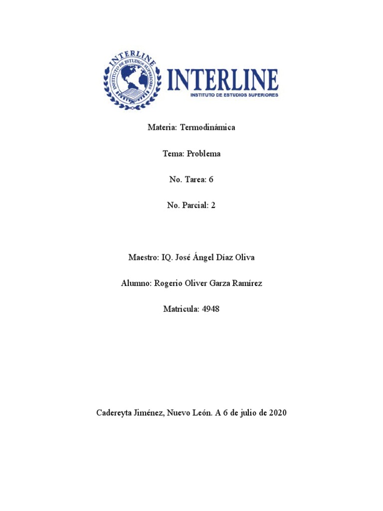 6 de Julio Tarea Oliver | PDF