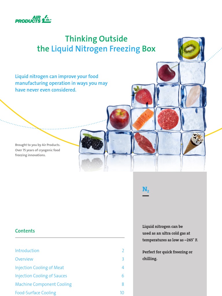 Liquid Nitrogen Freezing Ebook | PDF | Foods | Liquids
