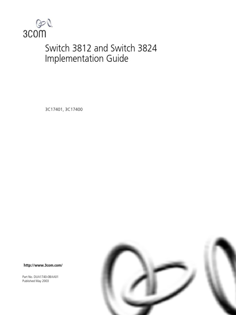 3com Switch 3824 | PDF | Network Switch | Quality Of Service