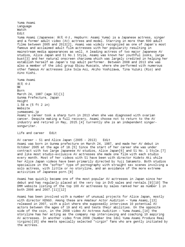 Yuma Asami Language Watch Edit Yu Pdf