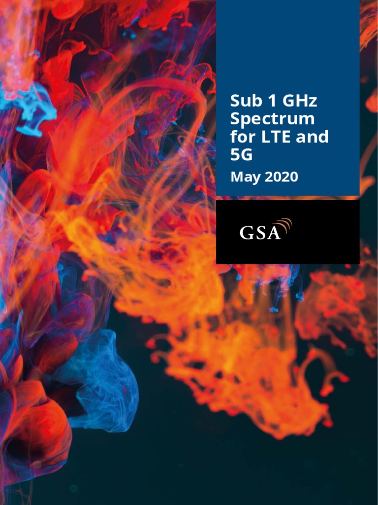 Sub 1 GHZ Spectrum For Lte and 5G | PDF | Radio Spectrum | Lte ...