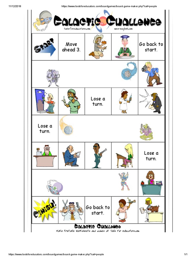 Move Ahead 3. Go Back To Start | PDF