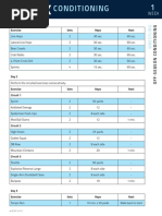 12 Week Boxing Training Program PDF | PDF | Strength Training ...