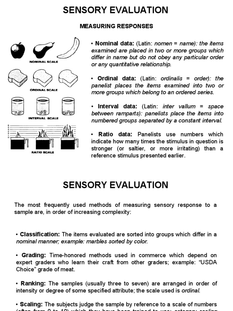 A Comprehensive Guide to Sensory Evaluation Methods for Measuring ...
