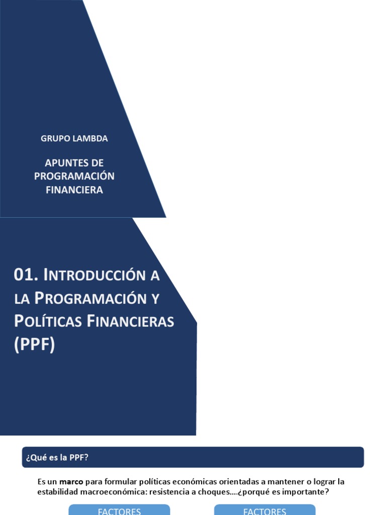 Lambda Programación Financiera 2019 | PDF | Producto Interno Bruto ...