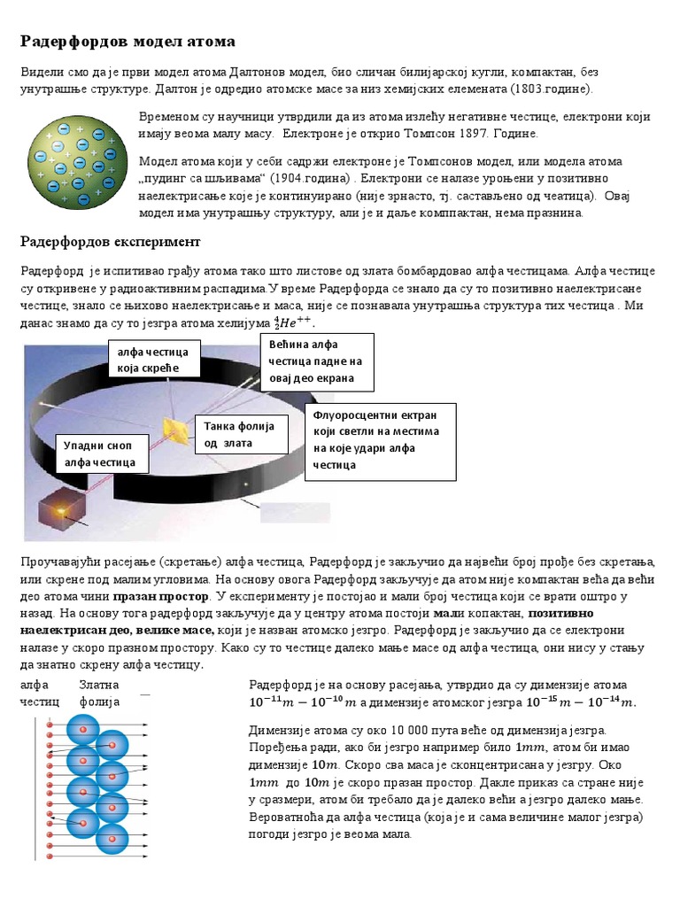 Raderfordov Model | PDF