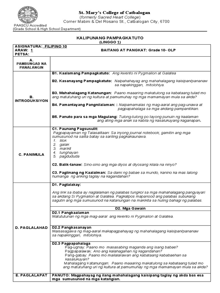 Learning Package | PDF