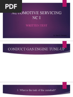 Carburetors Test Answer Sheet | PDF | Carburetor | Throttle