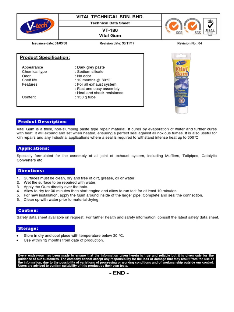 Vital Technical Sdn. BHD.: Product Description | PDF | Water | Building ...