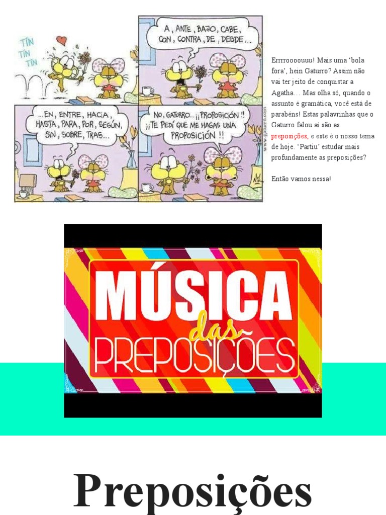 Preposiciones Portugues | Descargar gratis PDF | Preposición y ...