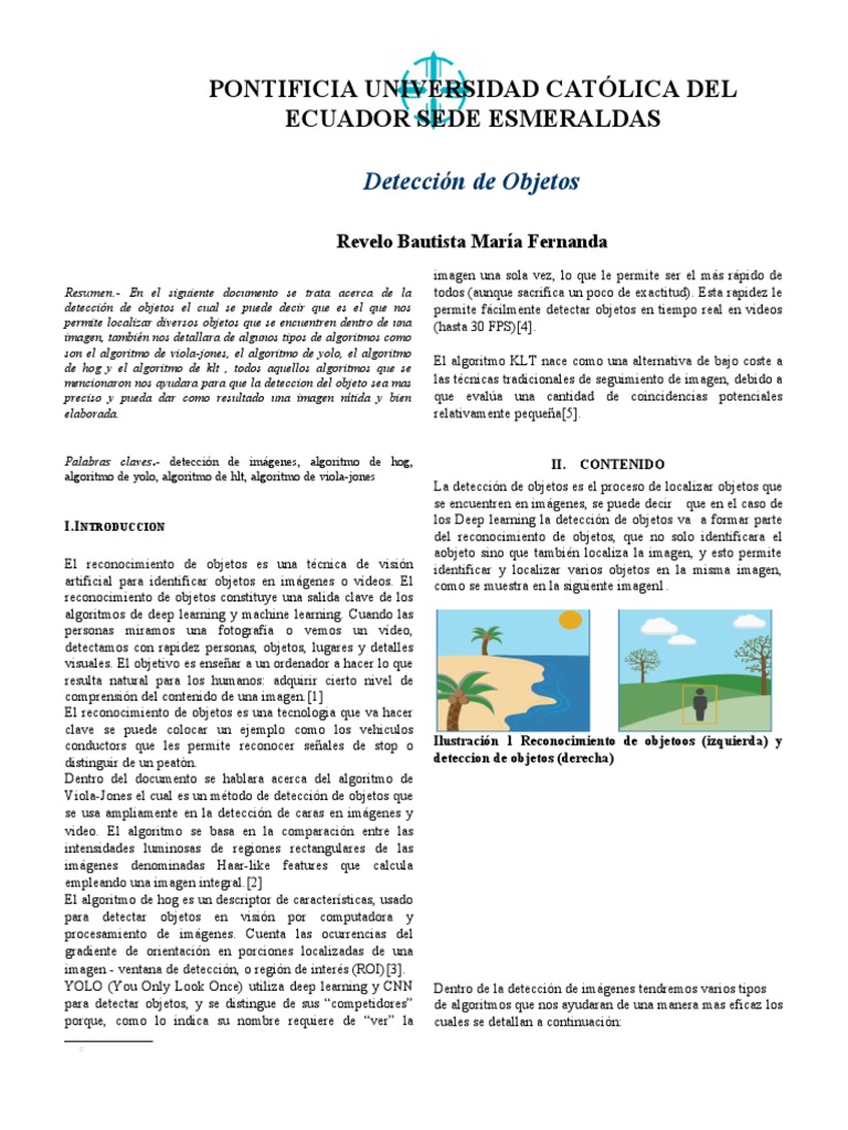 Deteccion de Objetos | PDF | Visión por computador | Aprendizaje automático