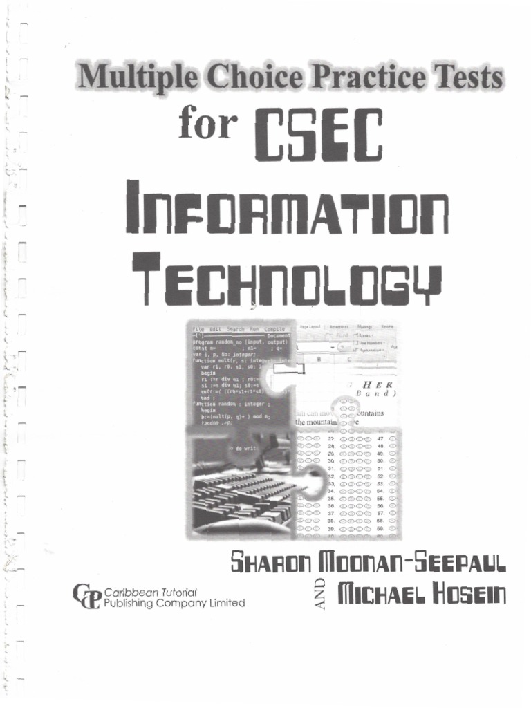 Multiple Choice Practice Test PDF | PDF | Computer Data Storage ...